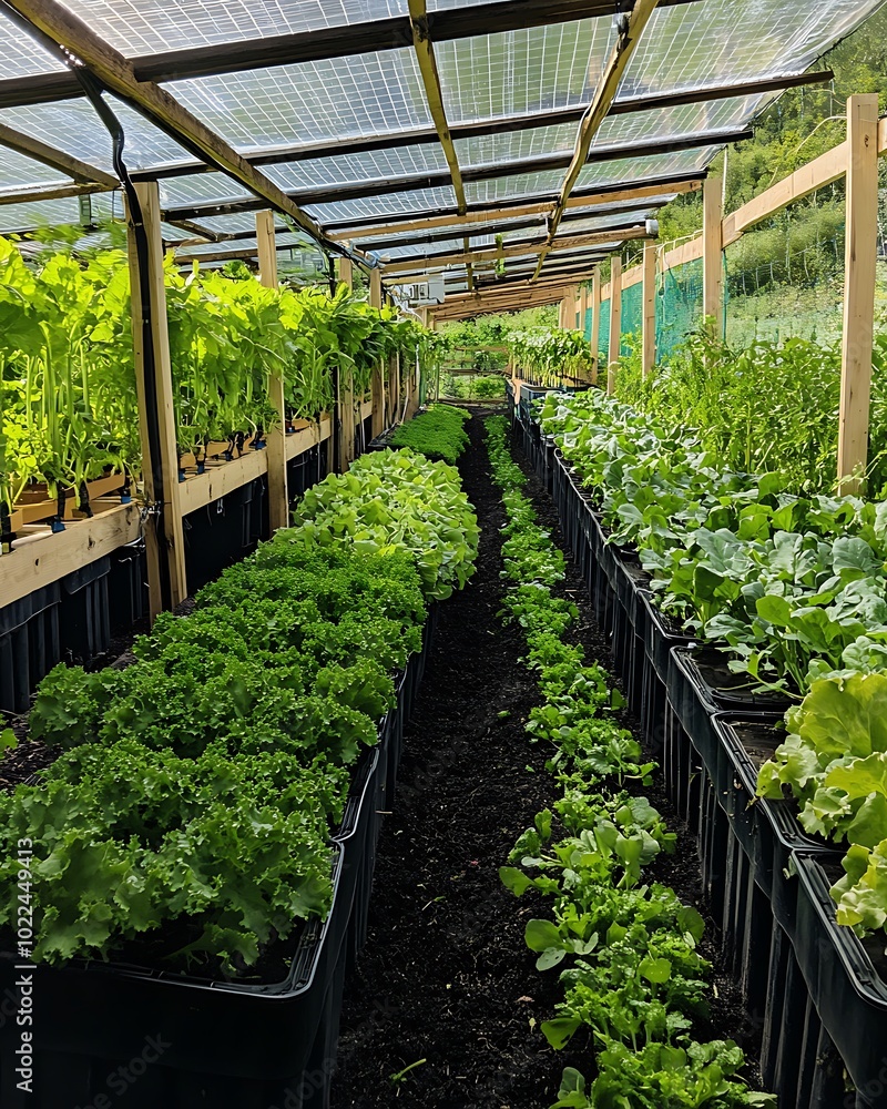 A family farm using a solar-powered irrigation system and composting ...