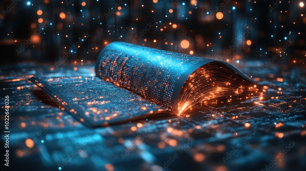 High-tech visual digital surface, with a grid-like texture. Data ...