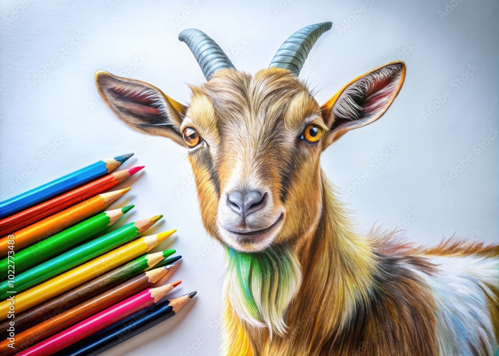 Step-by-Step Guide on How to Draw a Goat for Beginners and Art ...