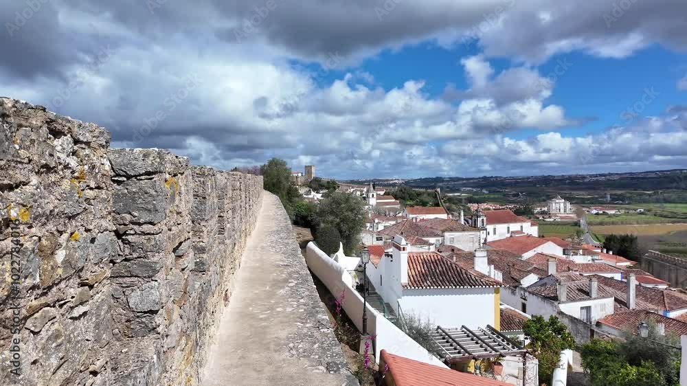 The Castle of Obidos, Castelo de Obidos is a well preserved medieval ...