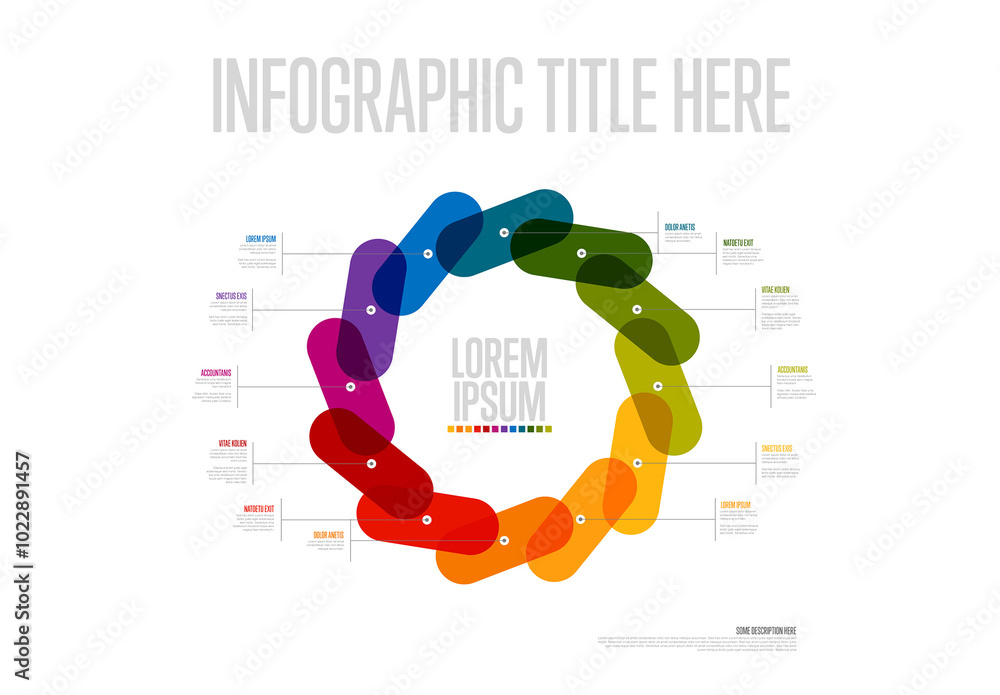 Whole year multipurpose infographic template with all twelve months ...