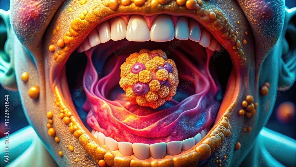 Salivary Gland Stone Close-Up Image Showing Calcification in Human ...