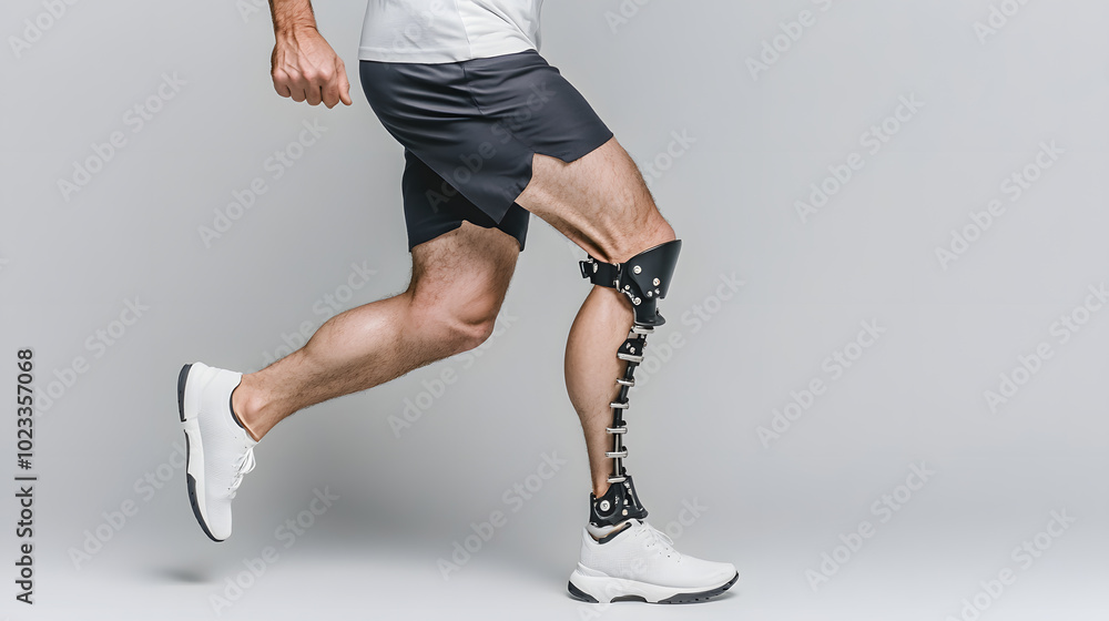 Man with Artificial Limbs Running | Inspirational Image of Resilience ...