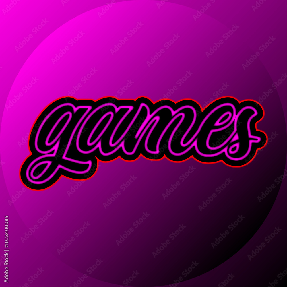 Text effect GAME editable vector, GAME emblem Bold sports font for GAME ...