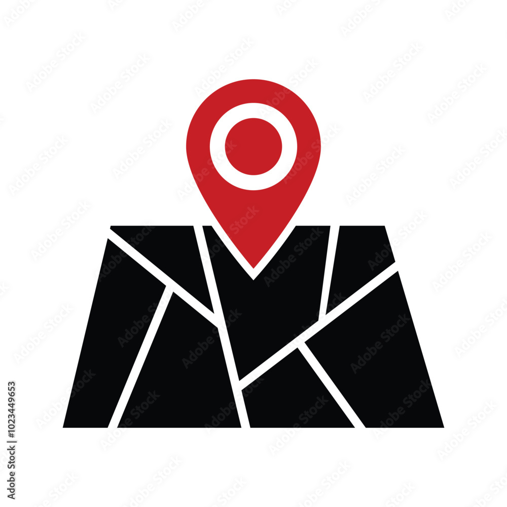 Location icon. real estate location symbol template for graphic and web ...