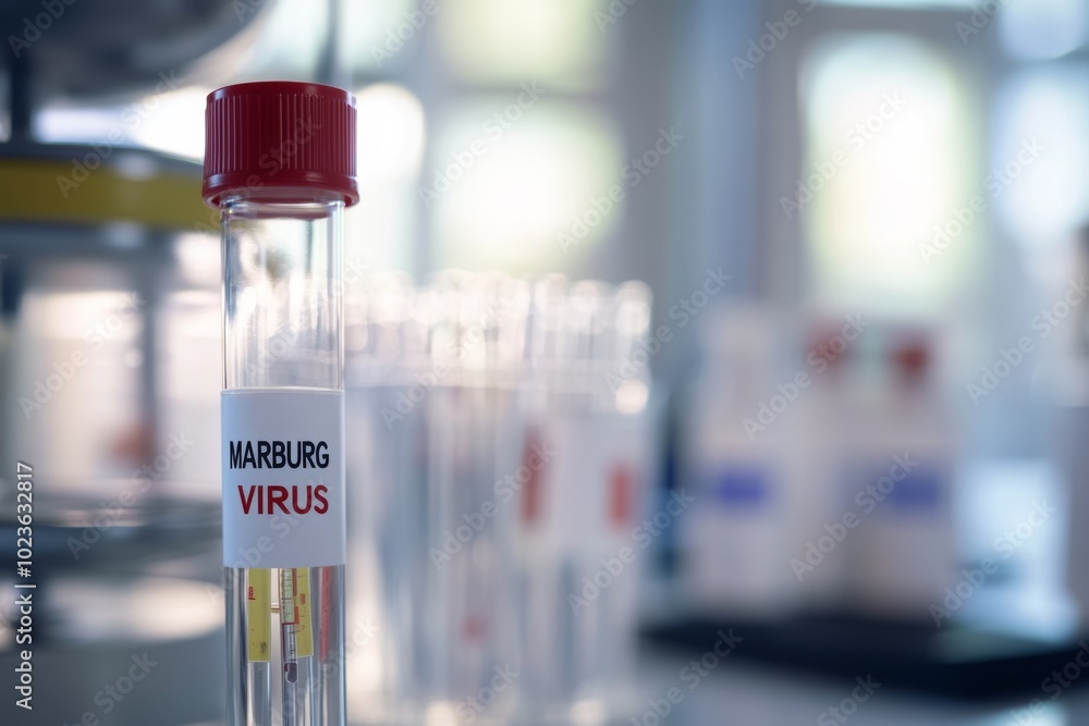 Specific Laboratory Sample of the Marburg Virus used in a Research ...