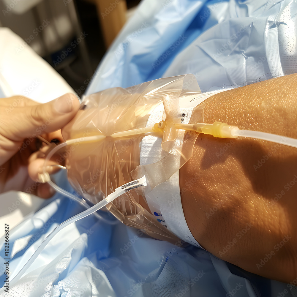 High-Standard Infection Control: Intravenous Line Placement in Patient ...