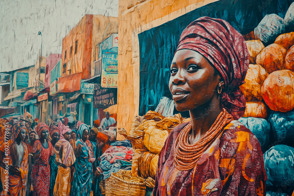 Nigeria, a blend of tradition and modernity" – Lagos skyline, Nollywood ...