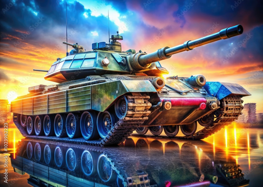 A contemporary tank design featuring semi-transparent elements ...