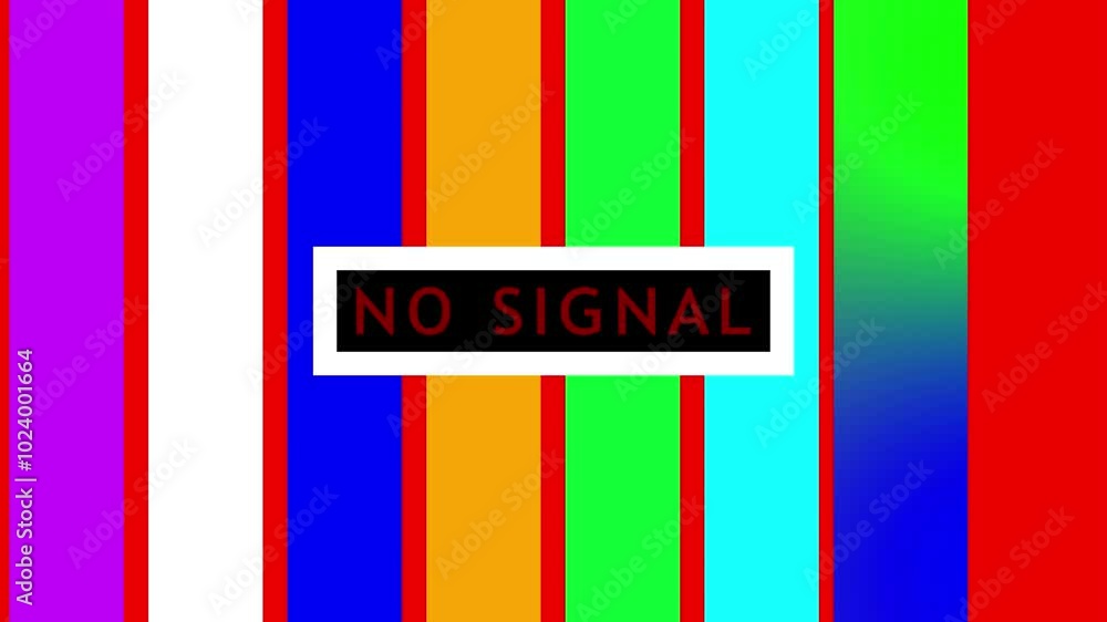 Tv noise - no signal. No Signal, Bad Tv Signal on the CRT Tv screen ...