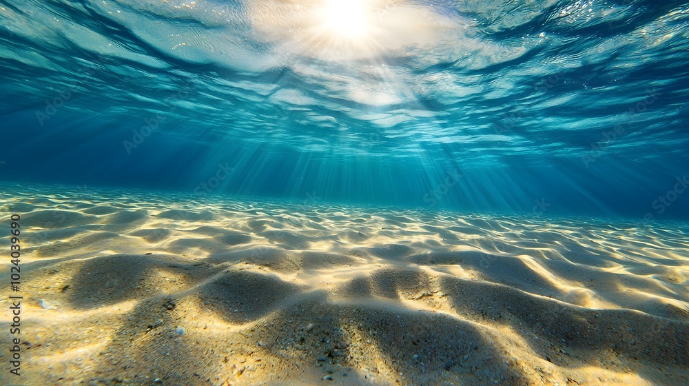Powerful Underwater Current Sweeping Sand and Marine Life Along ...