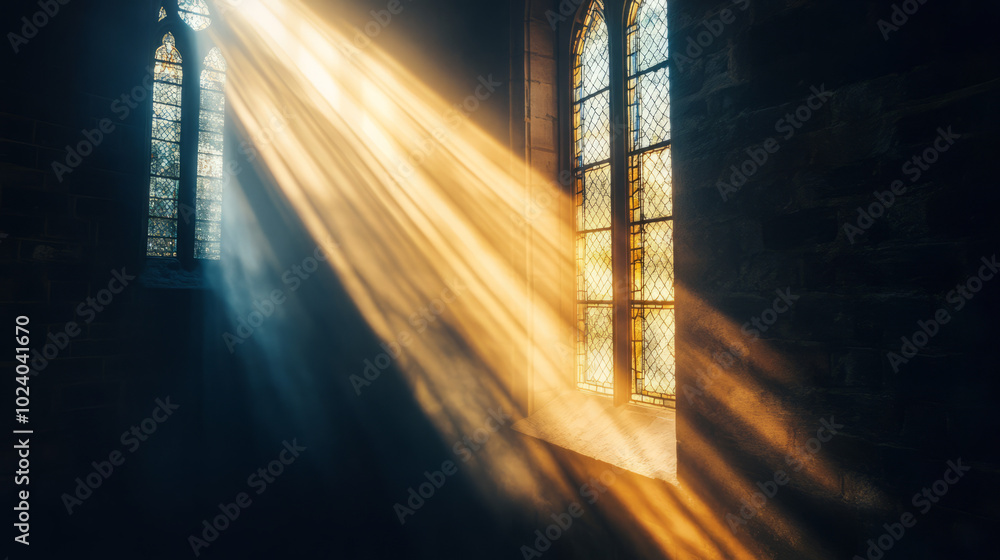 Illuminating Faith: The Beauty of Light Shining Through Church Windows ...
