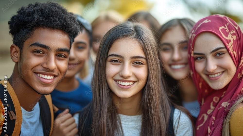 Teenagers navigating cultural diversity, teens from different cultural ...