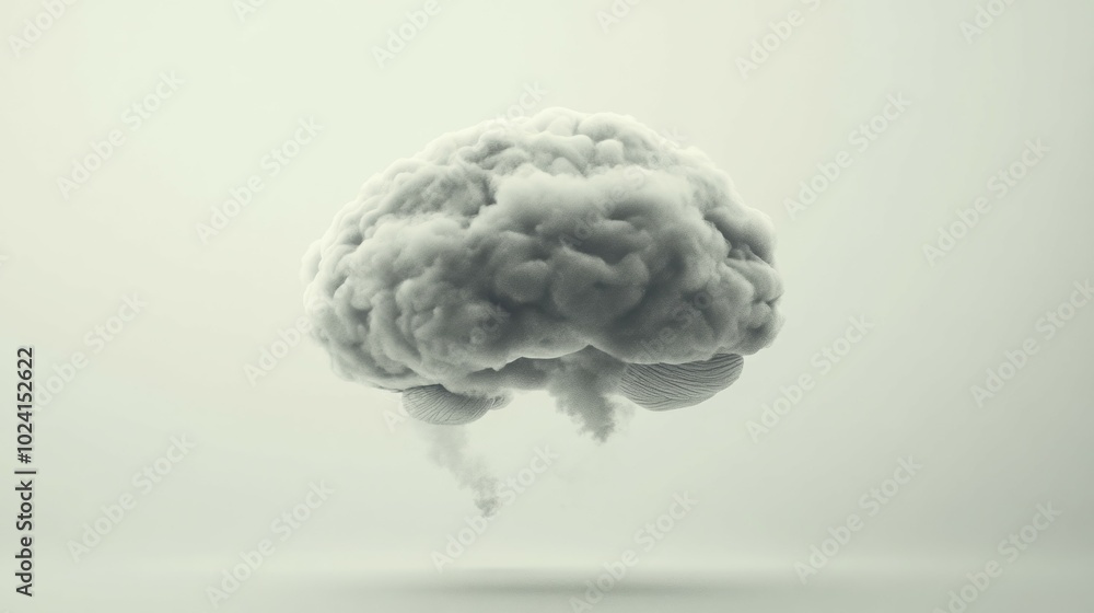 Photo & Art Print A swirling cloud of smoke forms the shape of a human ...
