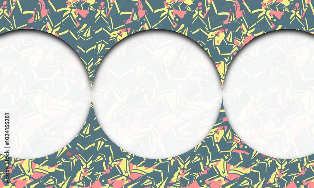 boho chic background. presentation and powerpoint design concept with ...