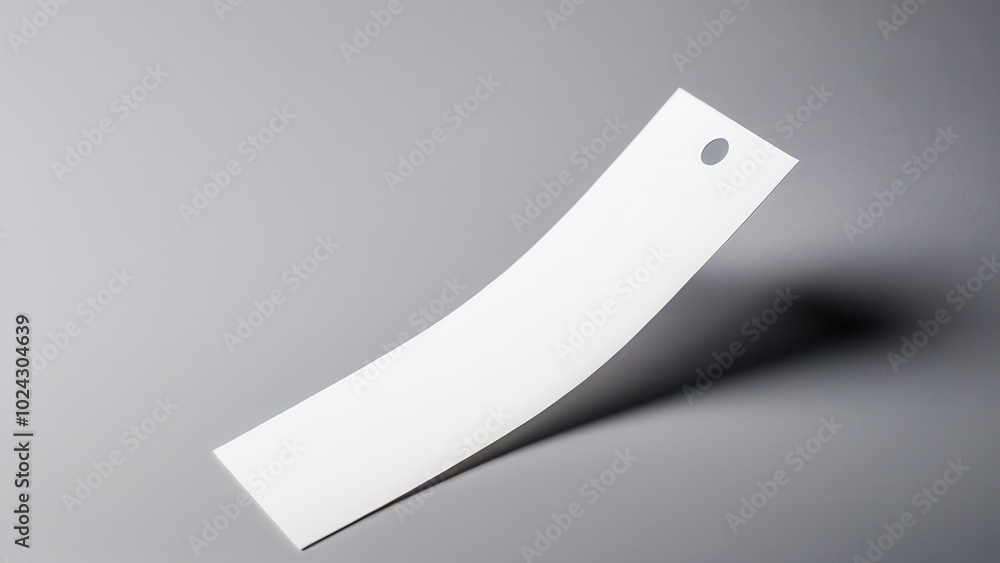High-quality bookmark mockup displaying a clean, vertical layout. Ideal ...