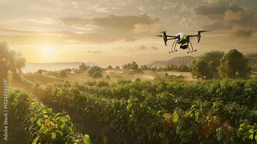 Drones and robots equipped with sensors monitor crops and enhance ...