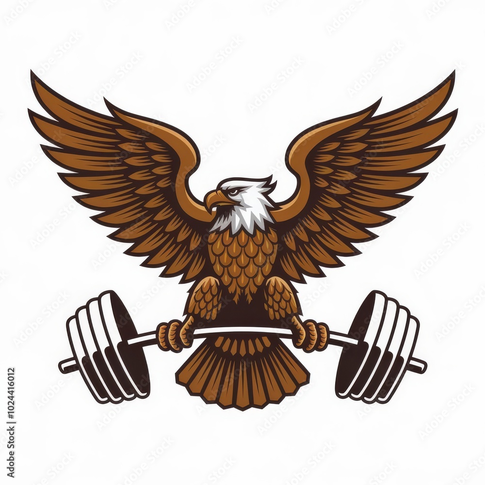 eagle logo, gym logo, fitness logo, sports logo, vector logo, eagle ...