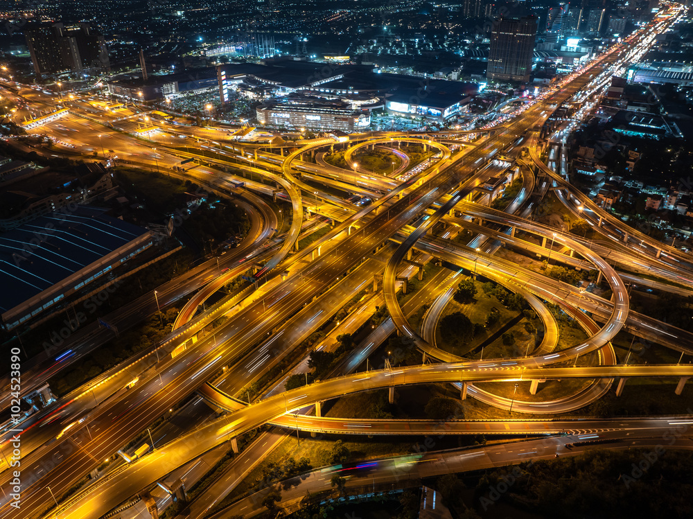 Burapha Withi Expressway, Industrial Ring Road, Bangna Intersection ...