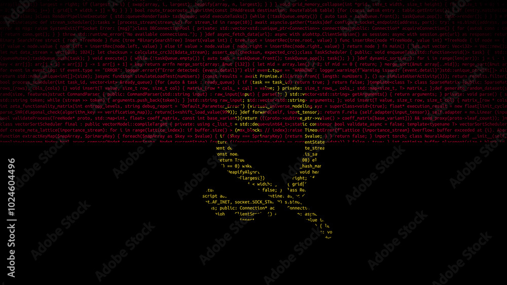 Binary code on flag of Angola. Program source code or Hacker concept on ... Binary code on flag of Angola. Program source code or Hacker concept on ...