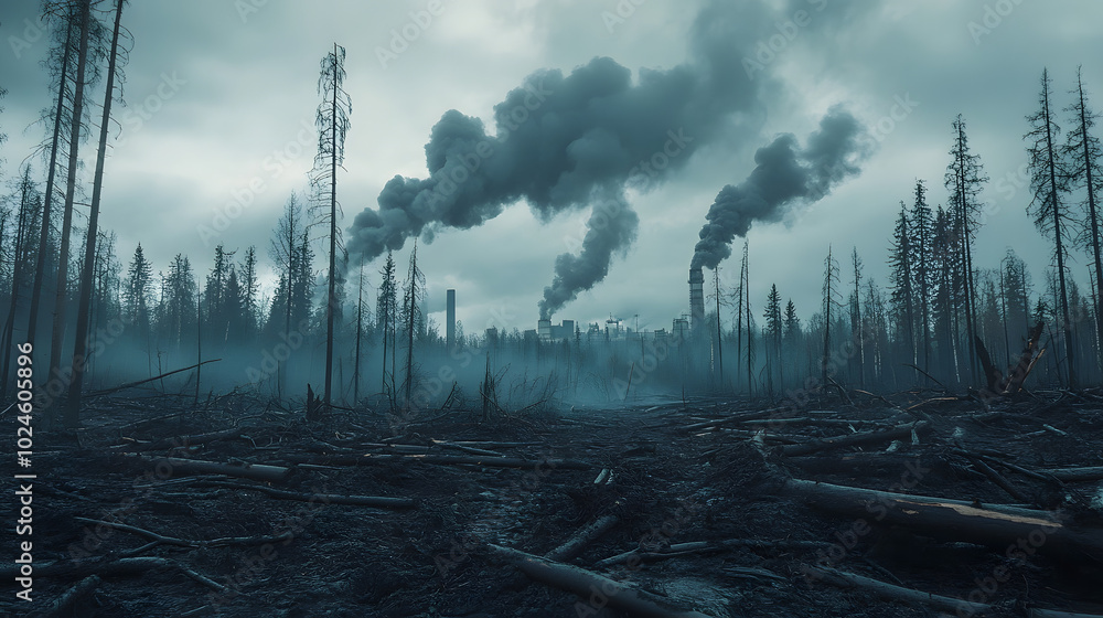 Photo & Art Print Polluted Forest, Balzs