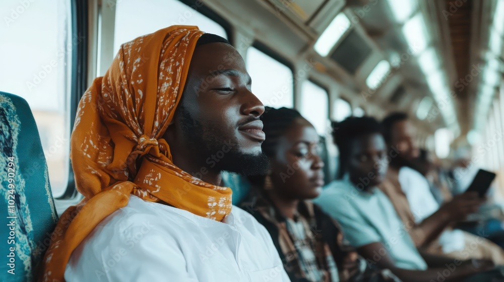 African Congolese uses a digital platform to plan multimodal train and ...