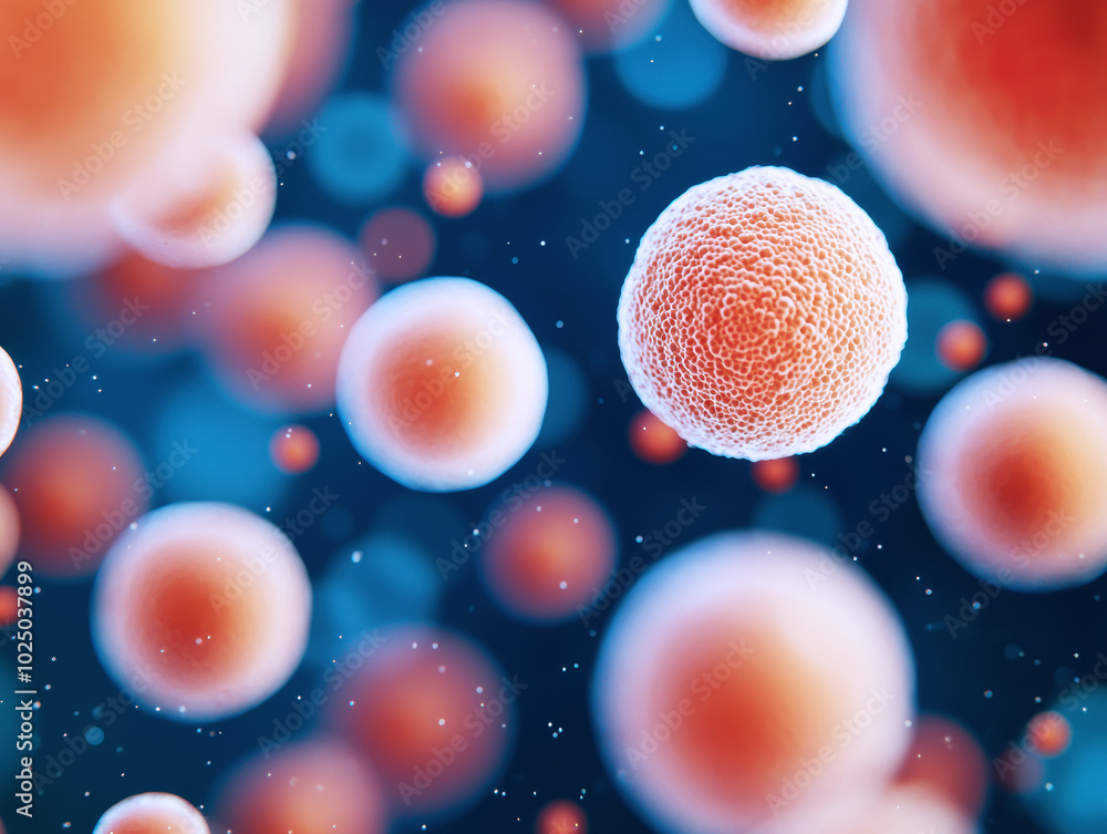 Exploring Stem Cells Microscopic Insights into Human and Embryonic Cell Research Concept Stem ...