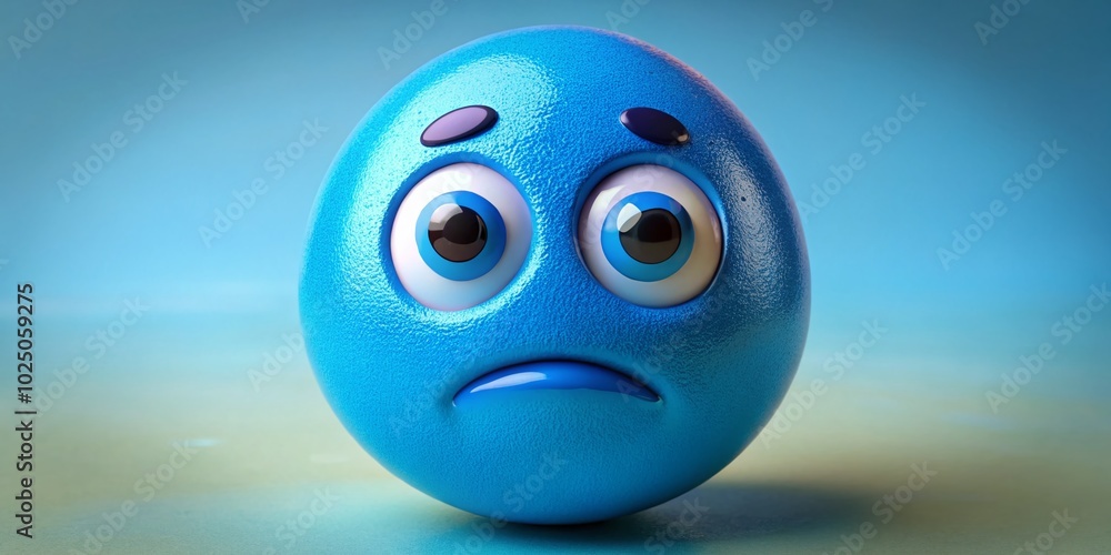 Blue Crying Emoji - Expressing Sadness and Emotion in Digital ...