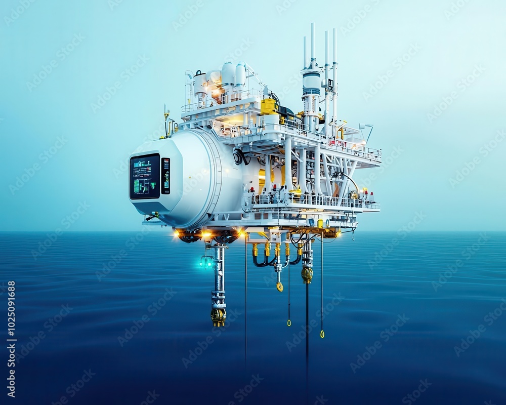 Robotics-powered ocean drilling platforms of the future, fully ...