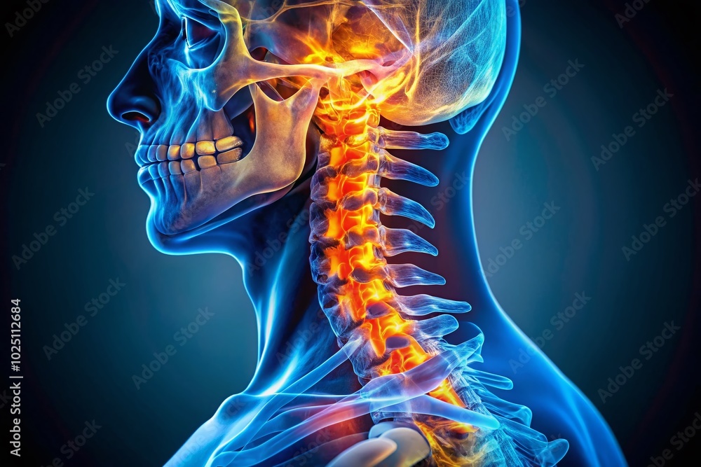 C Spine Oblique View for Medical Imaging: Detailed Analysis of Cervical ...