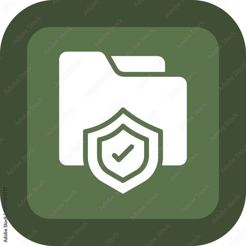 Poster Protected Folder Icon Design – Wall Art | UkPosters