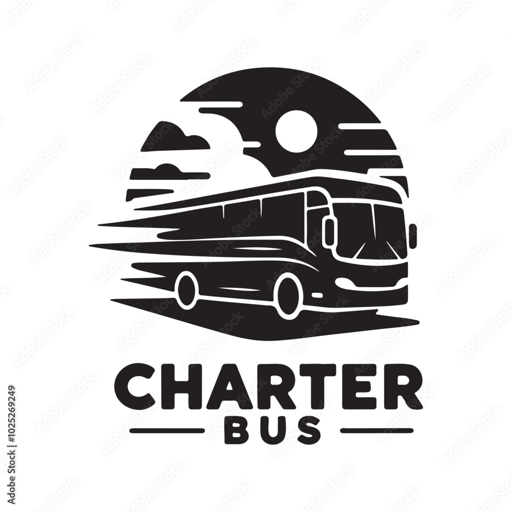 Charter Bus Silhouette Vector Graphics – Easy to Download and Use in ...