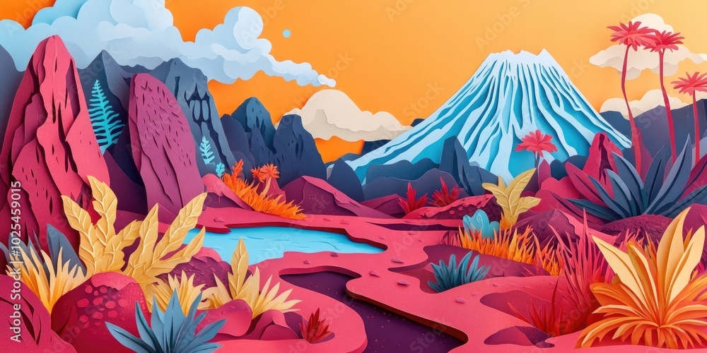 Diverse rock formations and soil types found in volcanic regions ...