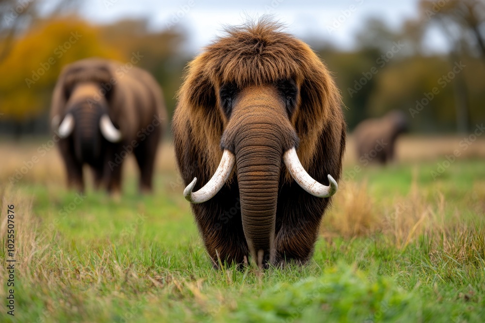 Bioengineered wild animals in a futuristic zoo, where extinct species ...