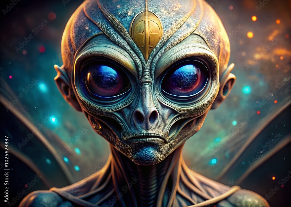 Roswell Grey Alien Art: Mysterious Extraterrestrial Imagery for Sci-Fi ...