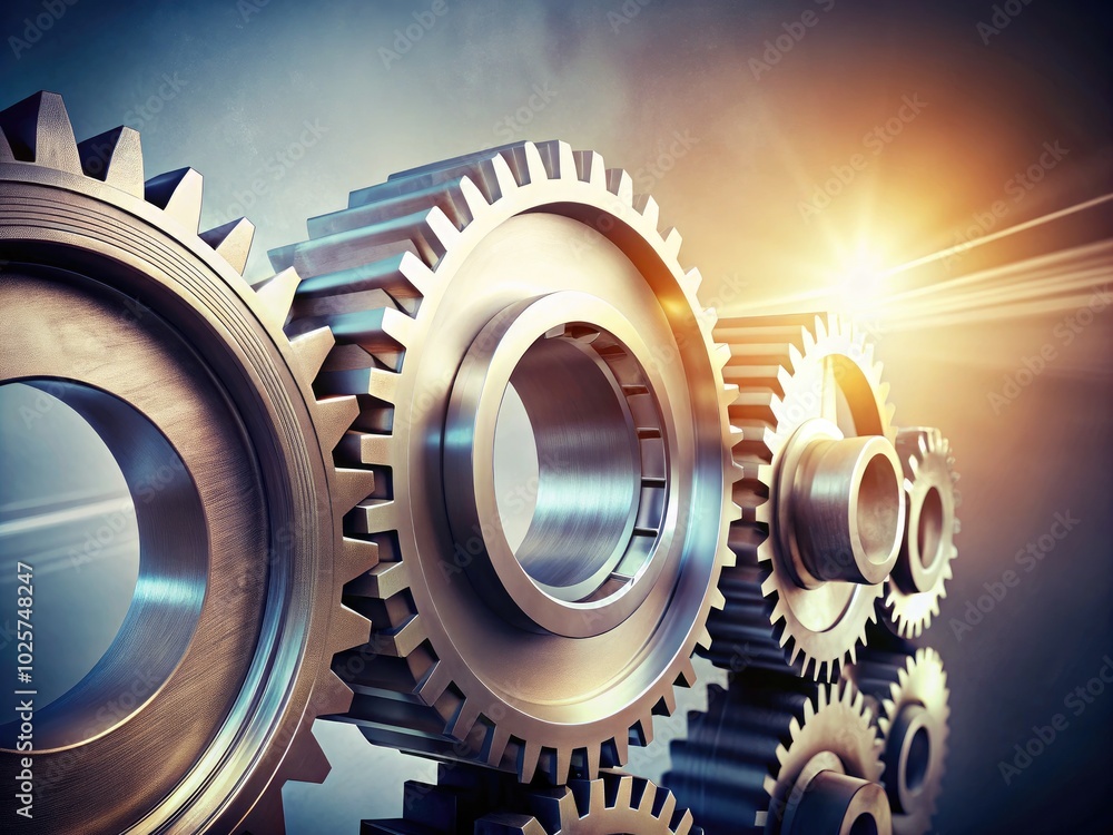 The cog wheel represents the synergy of business strategy and ...