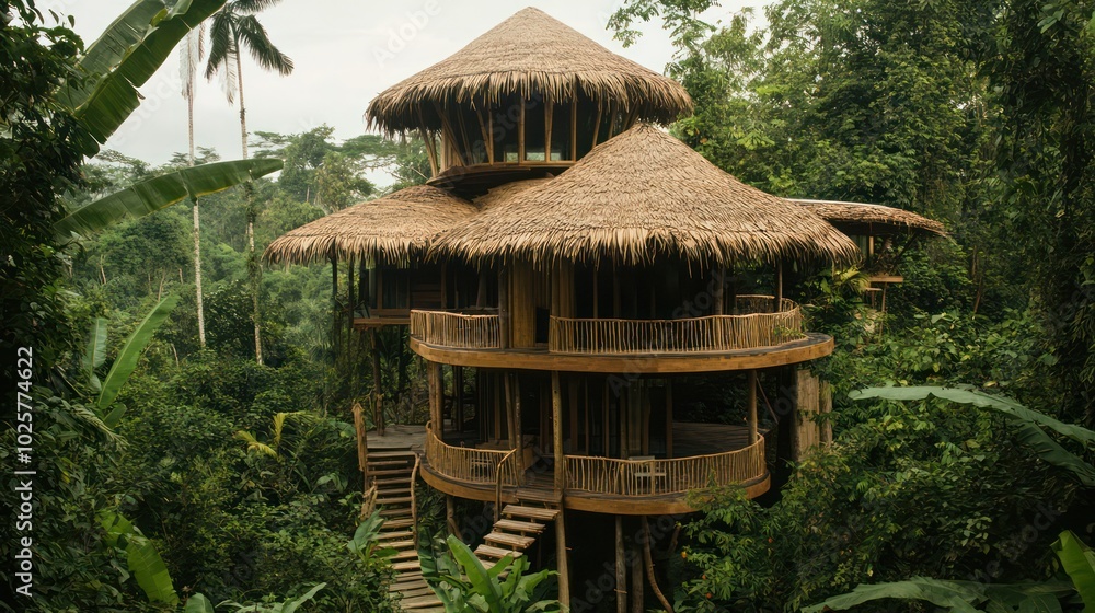 Indigenous architecture blending traditional building techniques with ...