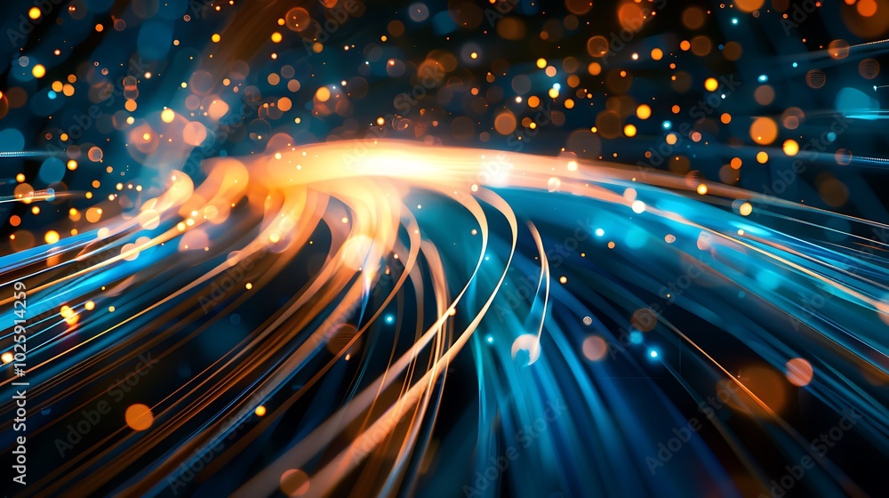 High Speed Data Flow on Global Map, Business Theme, Background, High ...