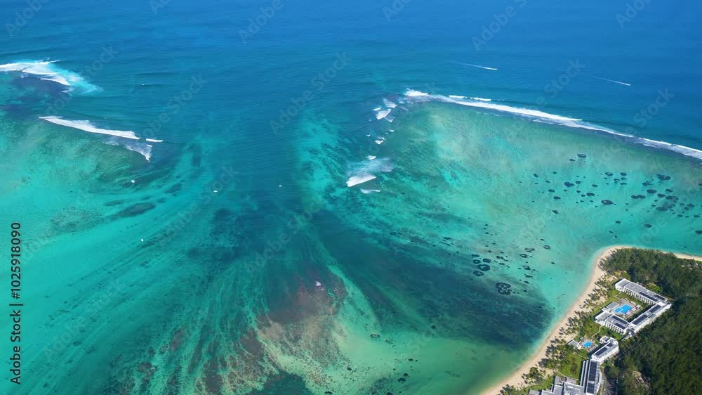 Explore the natural wonders of underwater waterfalls. This video shot ...
