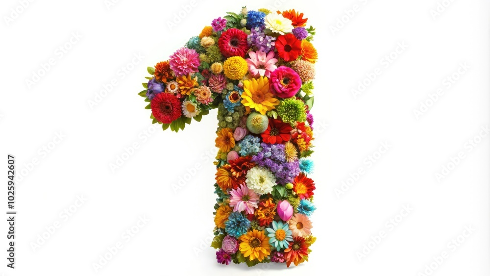 Vibrant floral number one captures the essence of surreal art ...