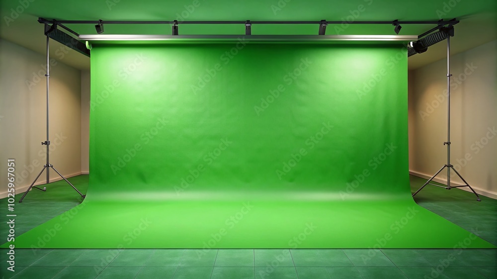 High Dynamic Range Green Screen Stage Background for Versatile ...