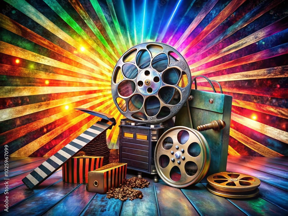 High Dynamic Range Movie Film Clip Art for Creative Projects and Design ...