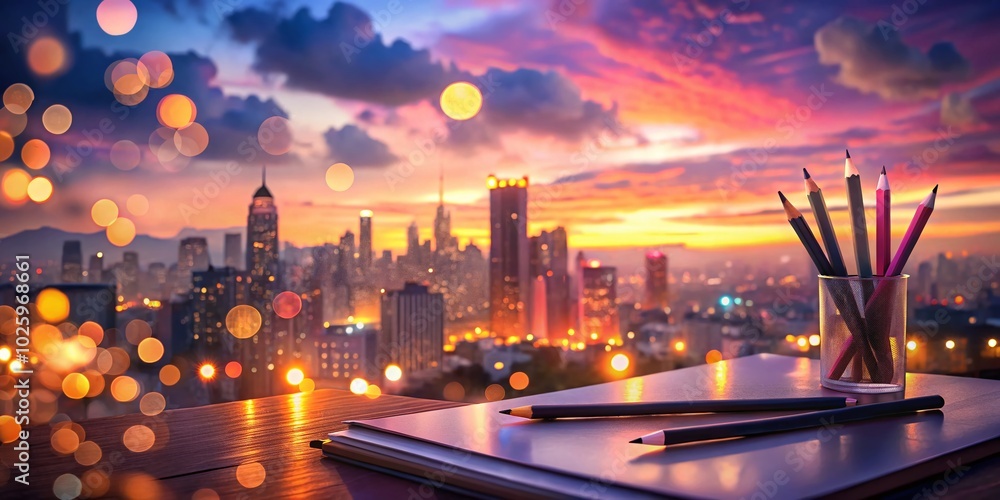 How to Draw a Skyline: A Step-by-Step Guide with Bokeh Effect for ...