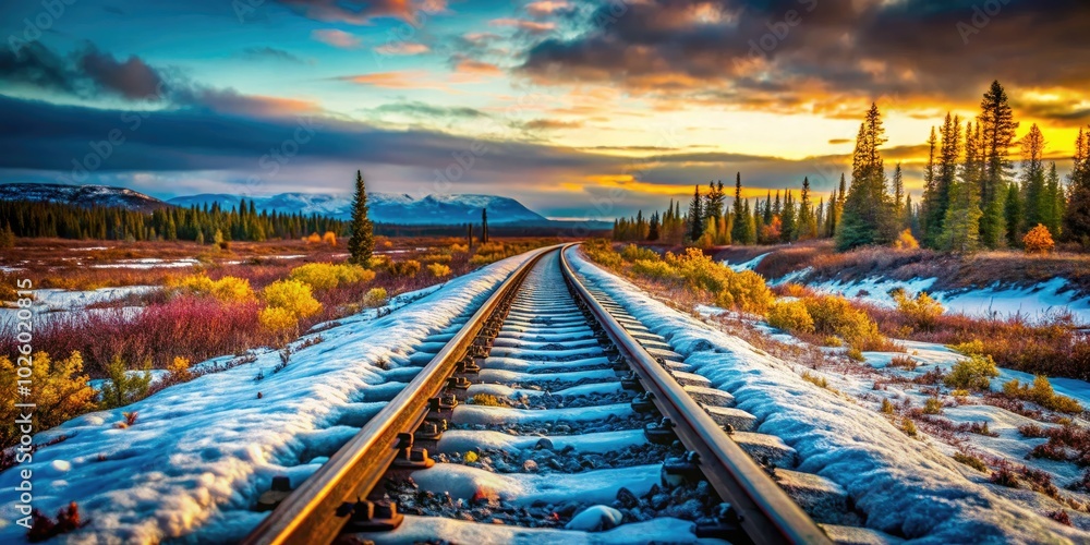Deformed railway lines in melting permafrost underscore climate change ...