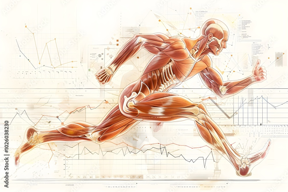 Anatomical Illustration of Human Running: Biomechanics of Joints ...