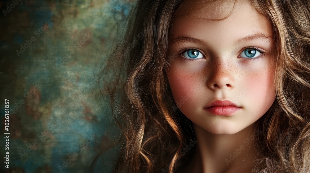 Lovely girl portrait Describes a portrait of a girl or young woman ...