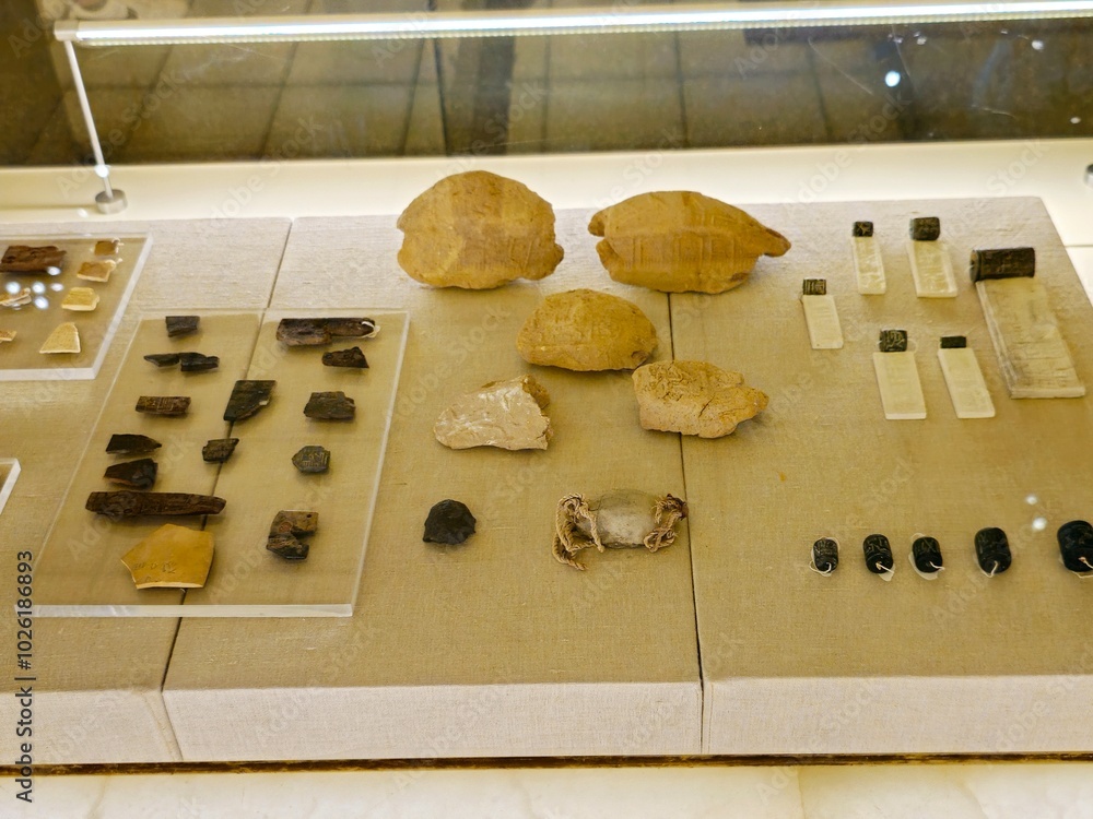 Cairo, Egypt, October 6 2024: monuments inside The National Museum of ...