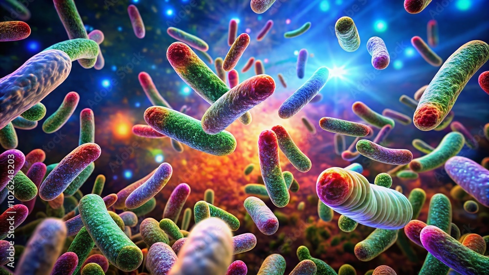 Detailed Bacillus Bacteria Diagram Illustrating Structure ...