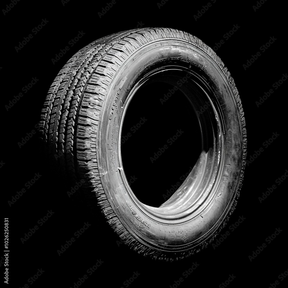 tire, wheel, car, tyre, rubber, isolated, auto, black, white ...