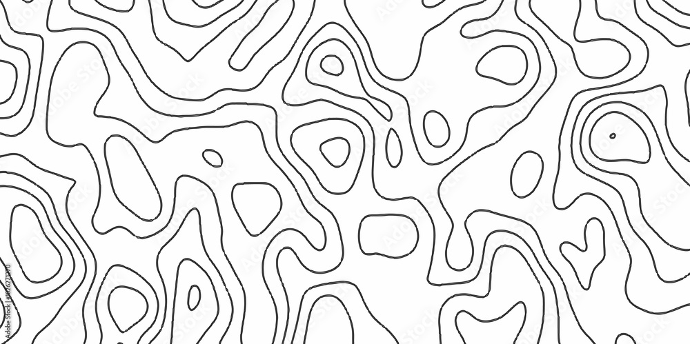 Topographic map in contour line light topographic topo contour map ...